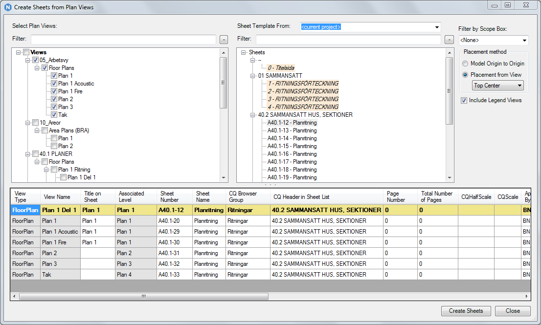 An overview of sheet manager - How to manage views and sheets in Revit