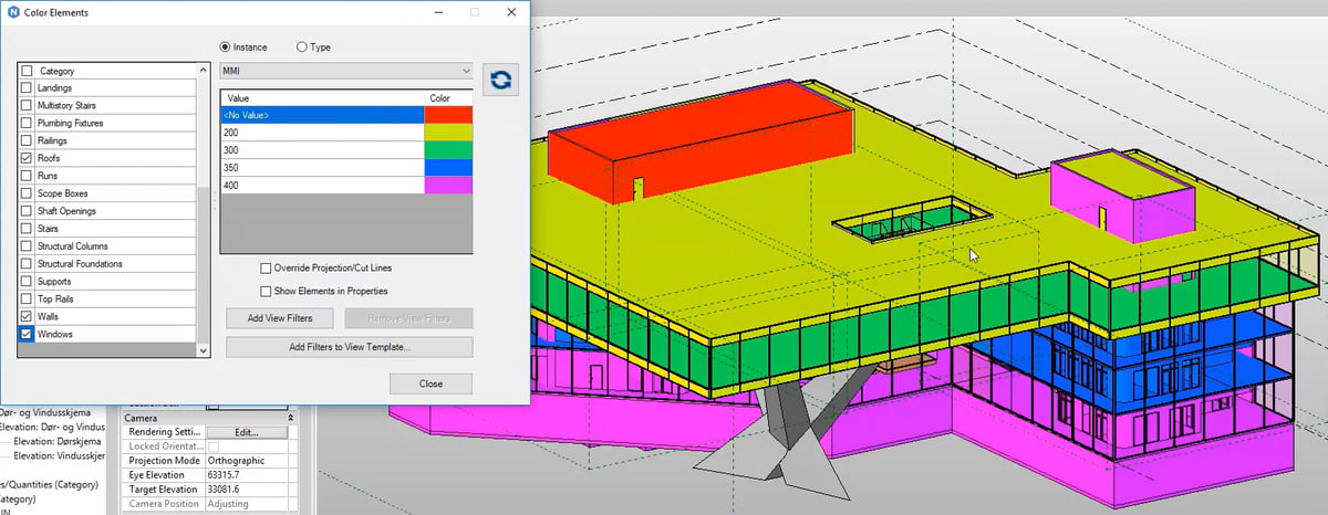 Colour Elements - Take control of the 'I' in your BIM model