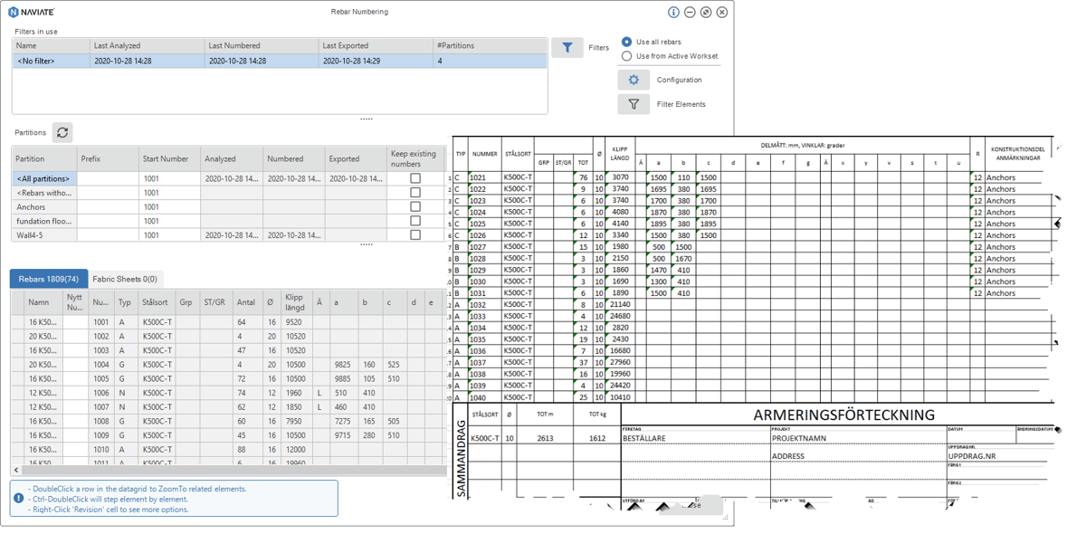 3D reinforcement in Revit with Naviate Structure and Naviate Rebar ...
