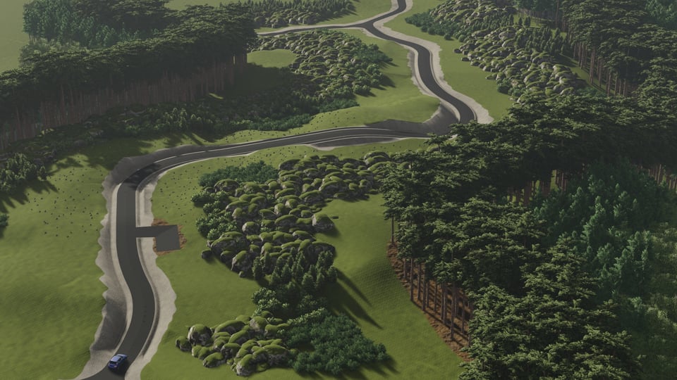 Is it possible to design roads with Naviate for Revit?