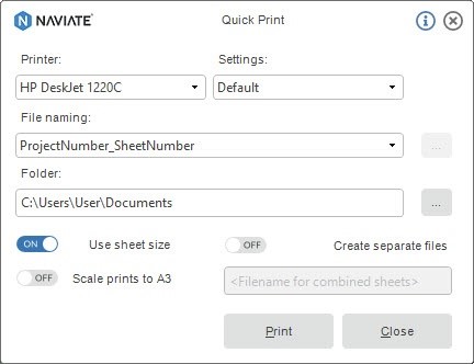 How to autosize in Quick Print - Create PDFs with correct sheet sizes