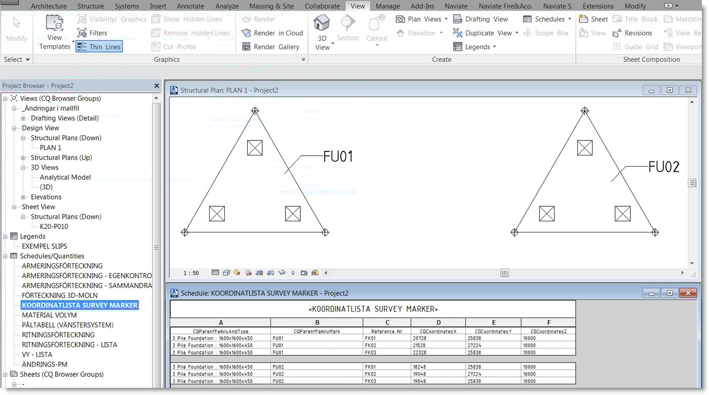 How to use survey marker to take out coordinate points