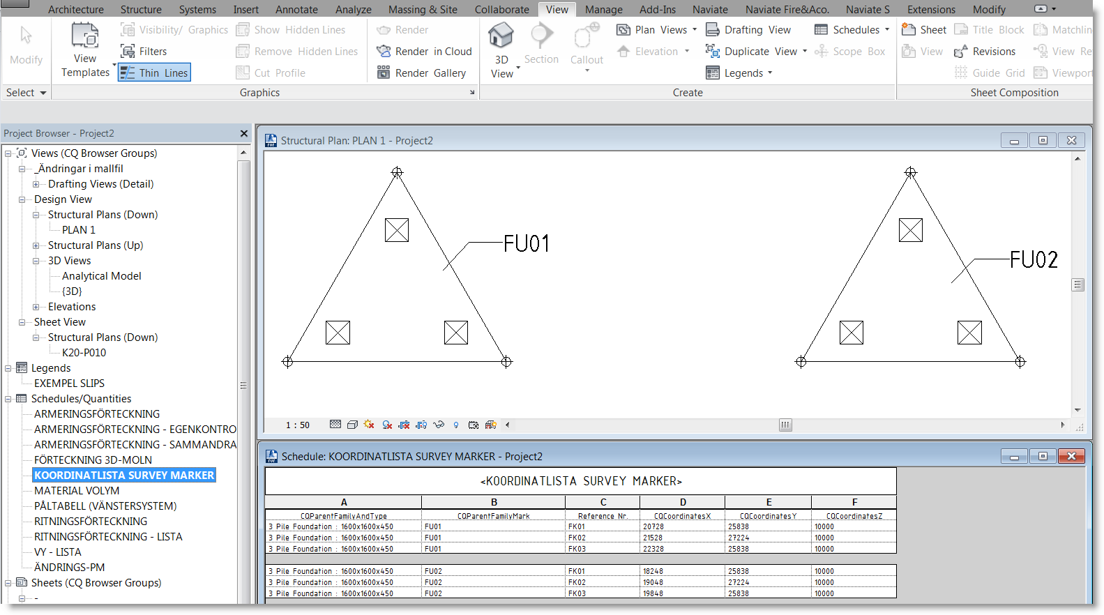 How to use survey marker to take out coordinate points