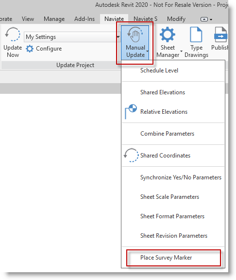 How to use survey marker to take out coordinate points