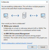 Work together in a project with worksharing - one central file ...