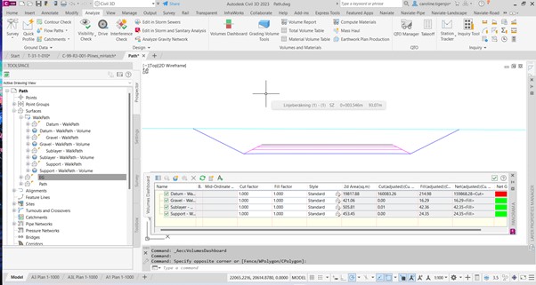 Walk path with Sub Structure in Naviate for Civil 3D