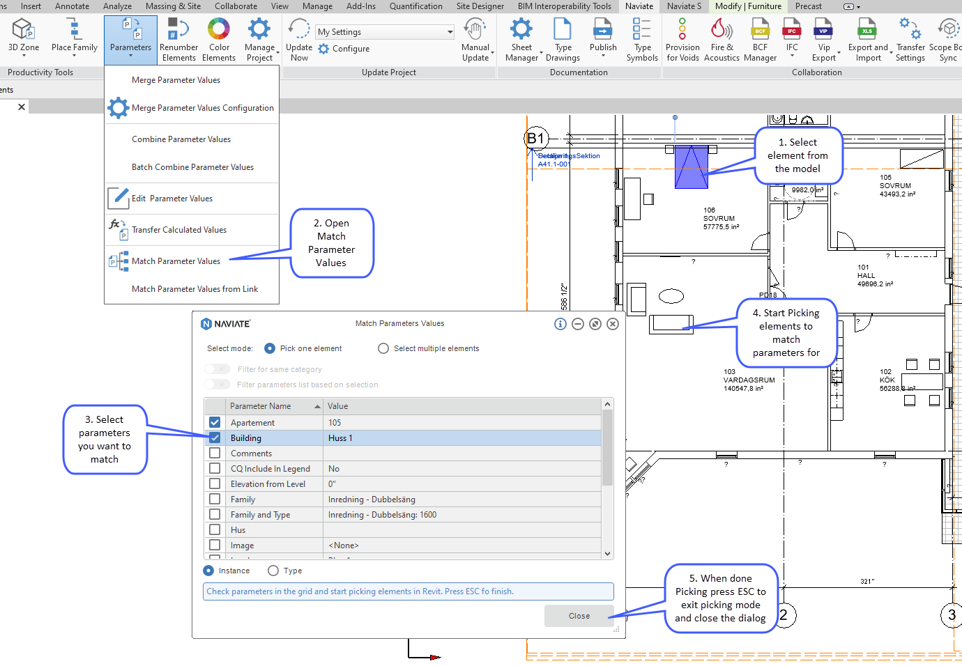 New and improved features for Naviate Architecture